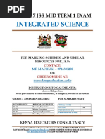 Grade 8 Mathematics Term 1 2025 Opener Exam | PDF | Mathematics