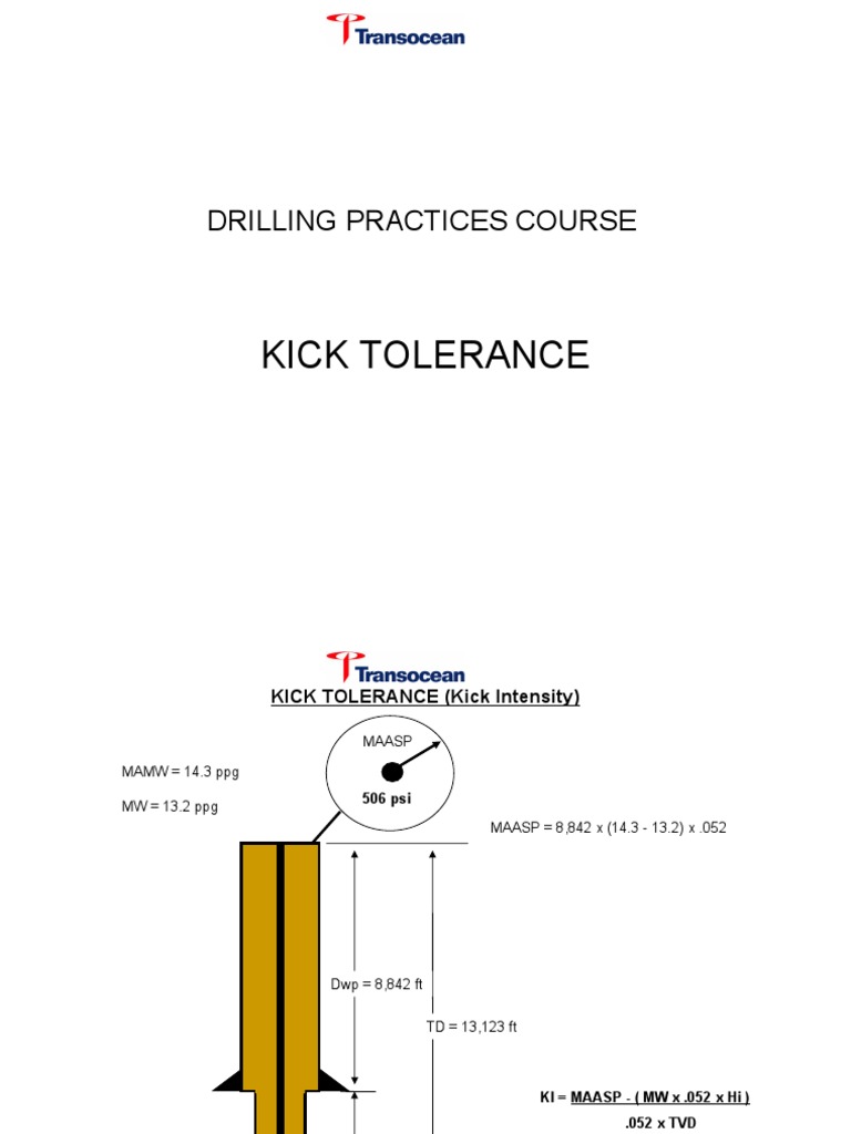Kick Tolerance. | PDF | Applied And Interdisciplinary Physics ...
