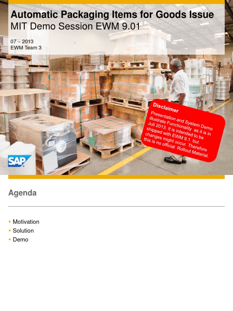 MIT 9.1 Automatic Packaging Items | Download Free PDF | Packaging And ...