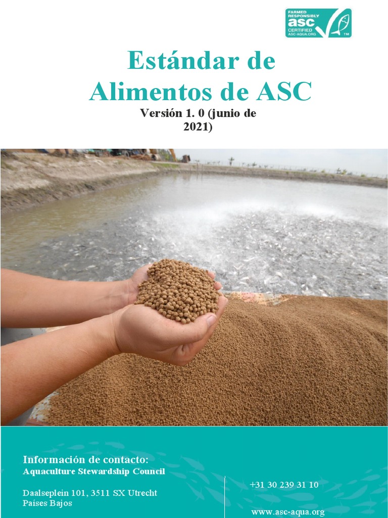 ASC-Feed-Standard v1.0 Spanish | Descargar gratis PDF | Alimentos | Trabajador migrante