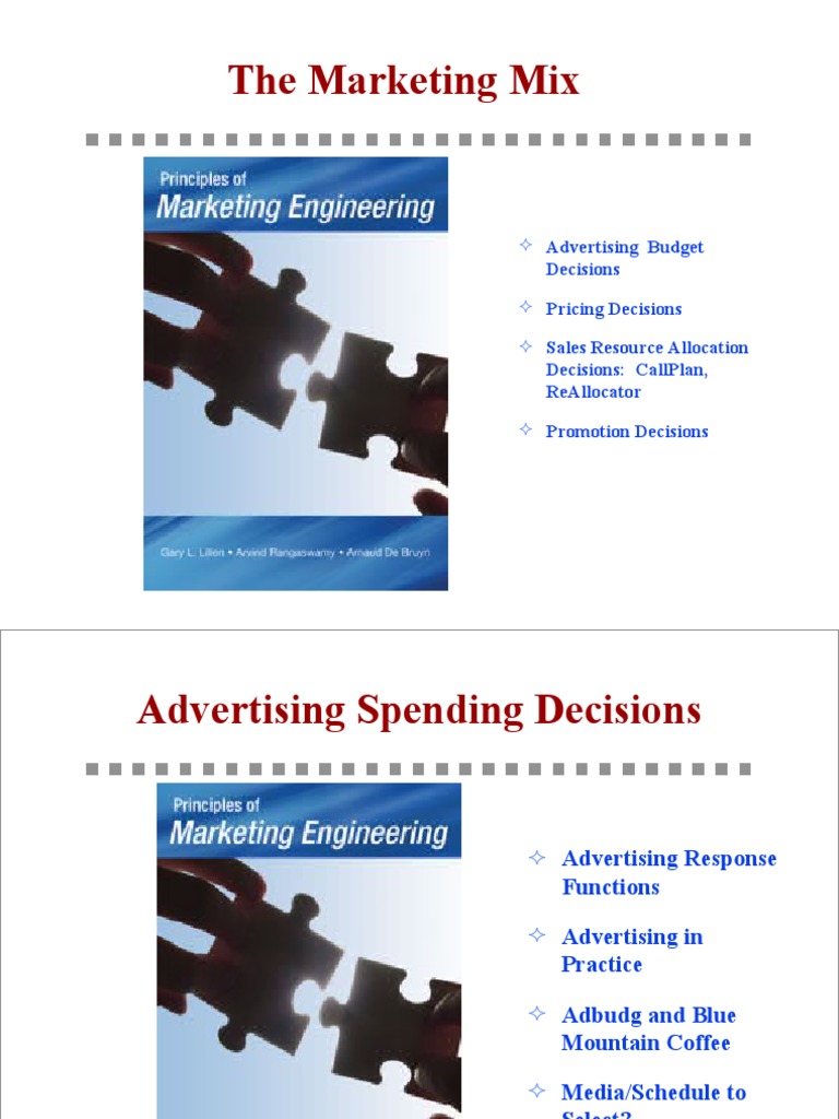 Principles - Ch7 - The Marketing Mix | PDF | Price Elasticity Of Demand ...