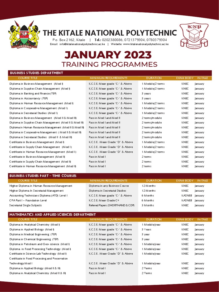KNP Brochure January 2023 1 | PDF