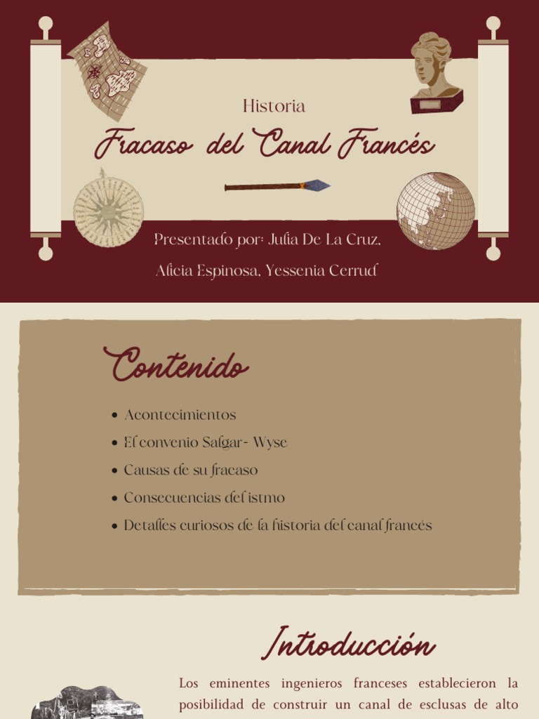 Fracaso Del Canal Francés: Historia | PDF | canal de Panama
