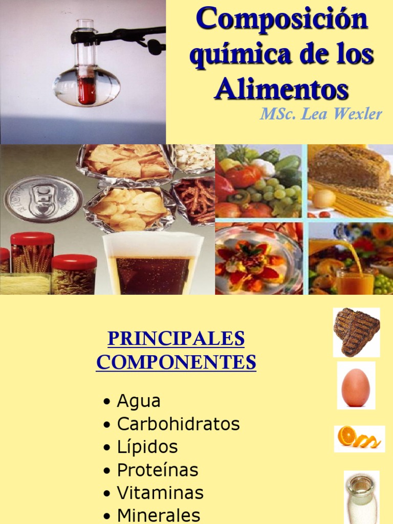 Componentes de los alimentos y su función 2-2011 | Glucosa | Carbohidratos