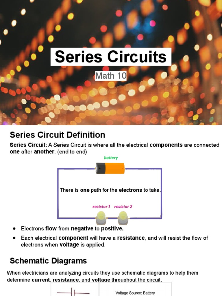 Series Circuits Lesson | PDF