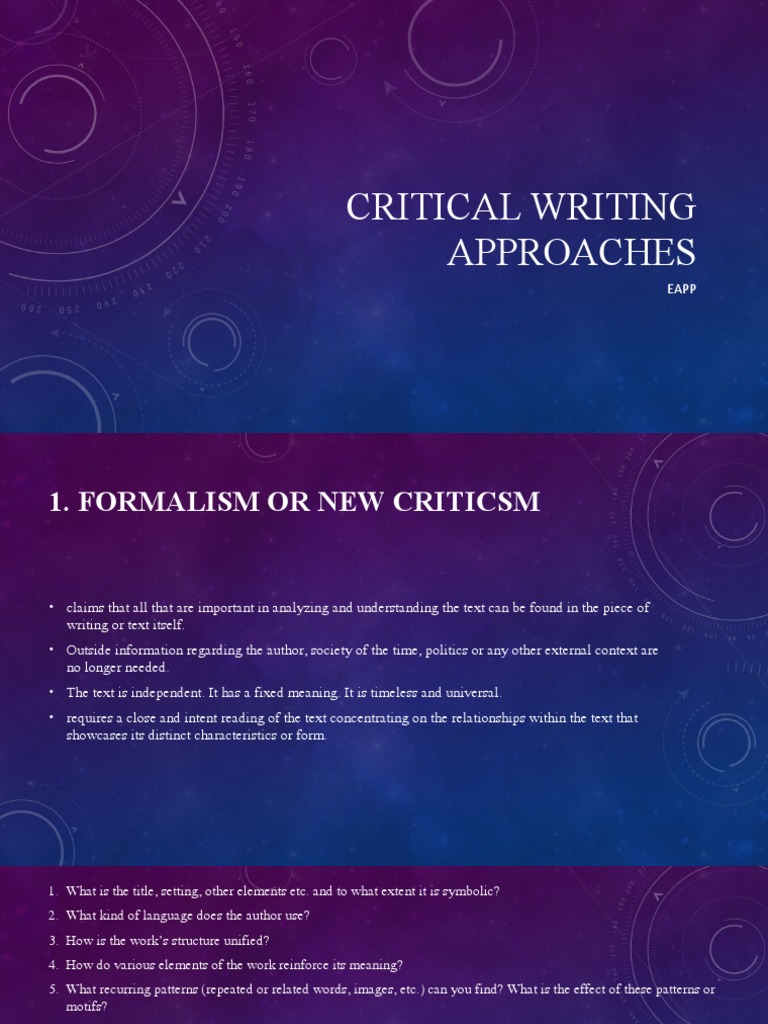 Critique Paper | PDF