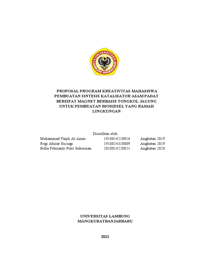 PROPOSAL Penelitian | PDF