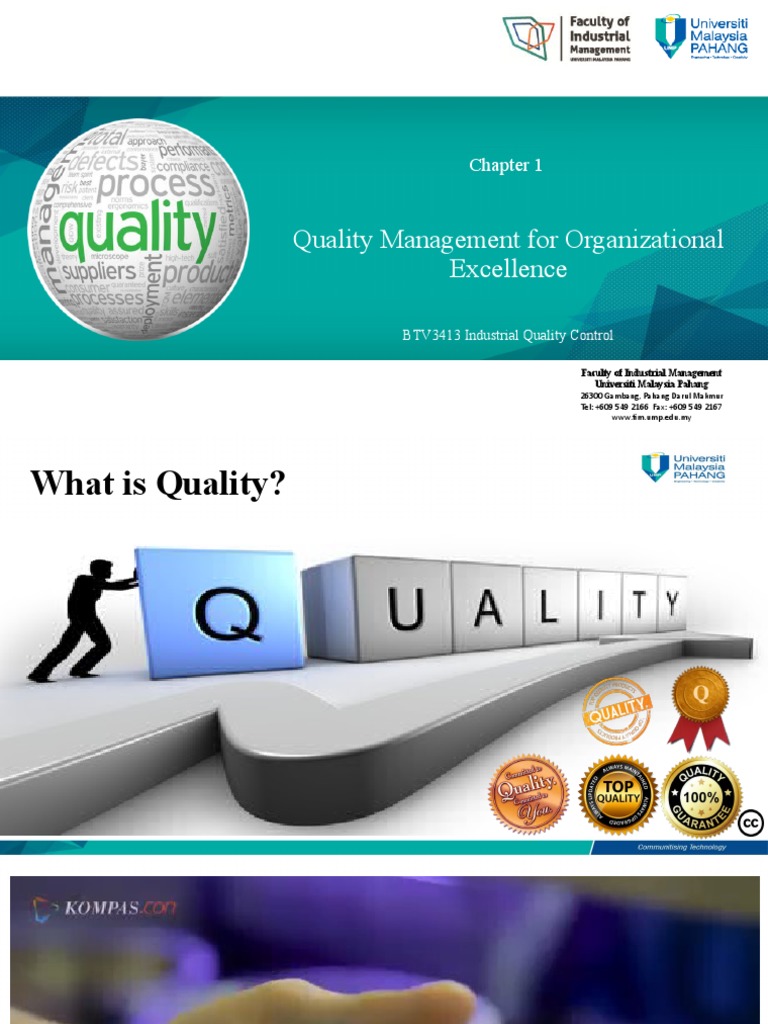 Understanding Quality Management Concepts | PDF | Quality Assurance ...