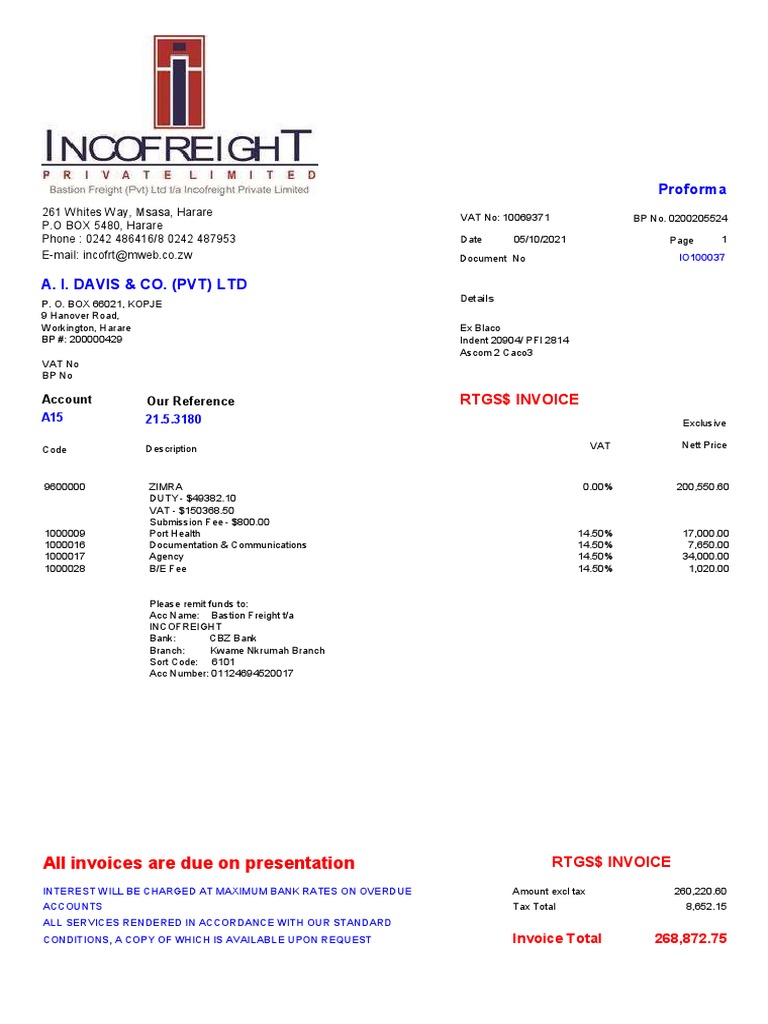 IO100037 | PDF | Invoice | Public Finance