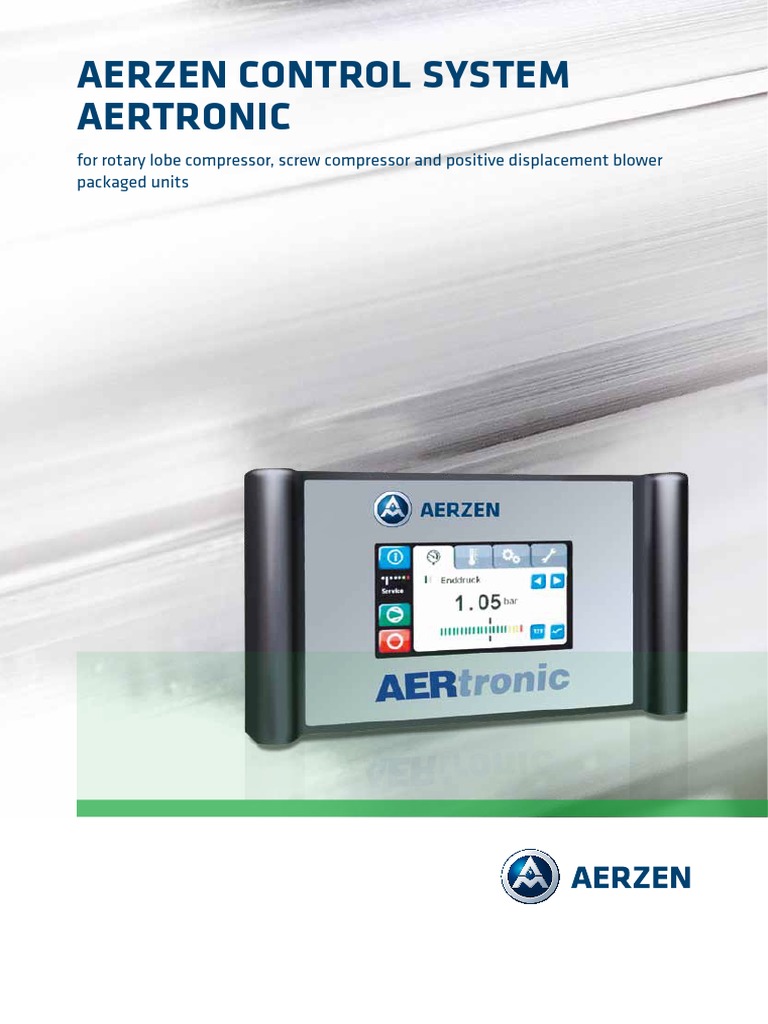 Aerzen Control System Aertronic | PDF | Pump | Machines