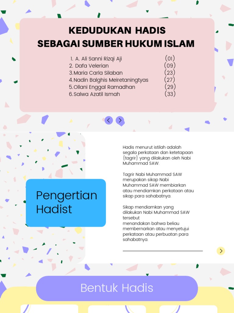 Kedudukan Hadis Sebagai Sumber Hukum Islam | PDF
