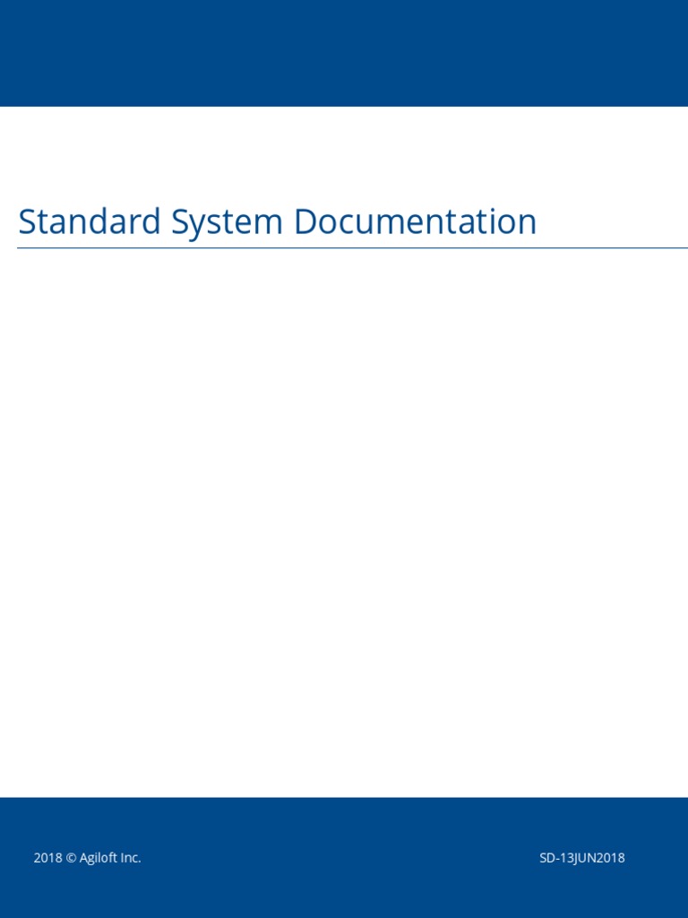 Standard System Documentation in PDF | PDF | Icon (Computing) | Active ...