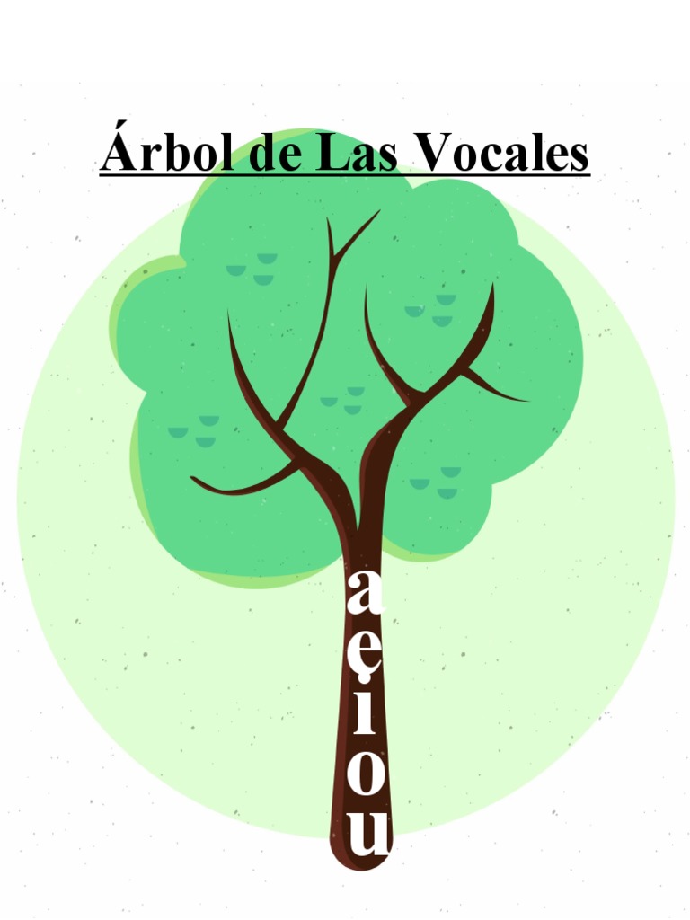 Árbol de Las Vocales: A e I o U | PDF