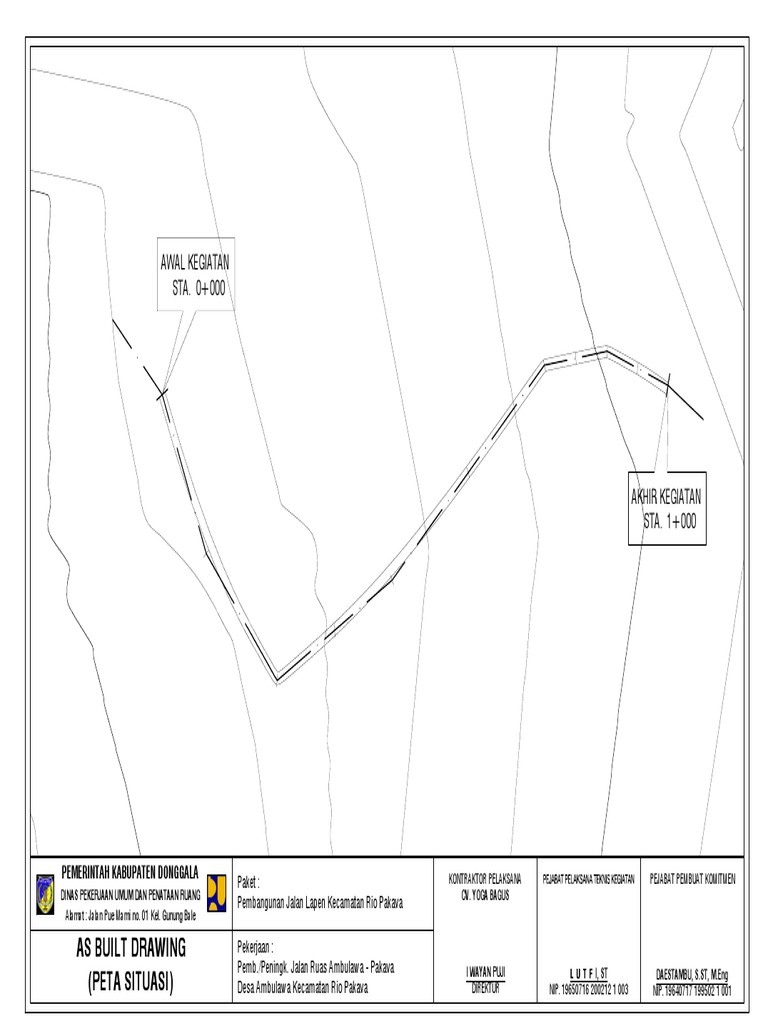 Shop Drawing Jalan Mbulava - Pakava | PDF