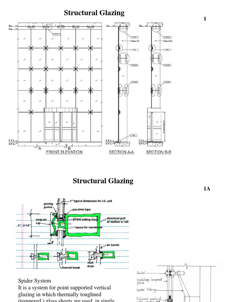 MMBC VI FOR Structural Glazing Drafting | PDF