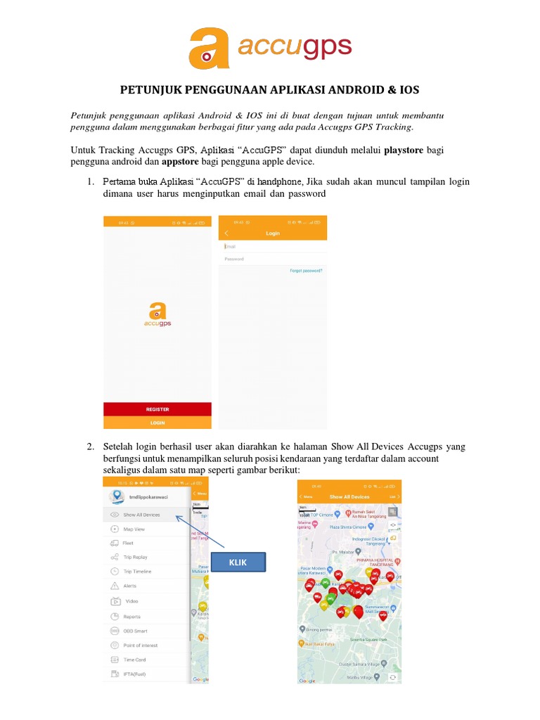 Petunjuk Penggunaan Aplikasi Android & Ios | PDF