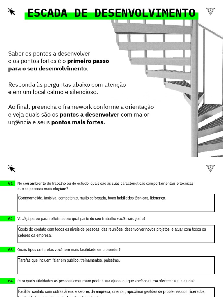 Escada de Desenvolvimento | PDF | Psicologia | Ciência cognitiva