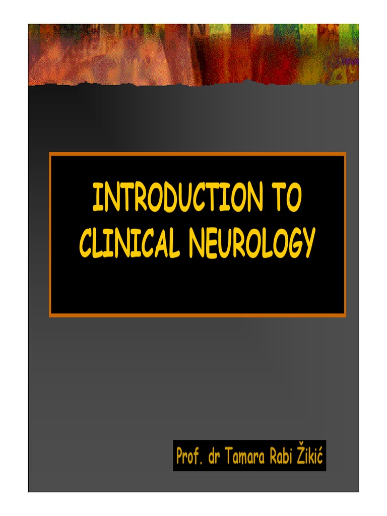 Introduction To Clinical Neurology (Compatibility Mode) | PDF ...