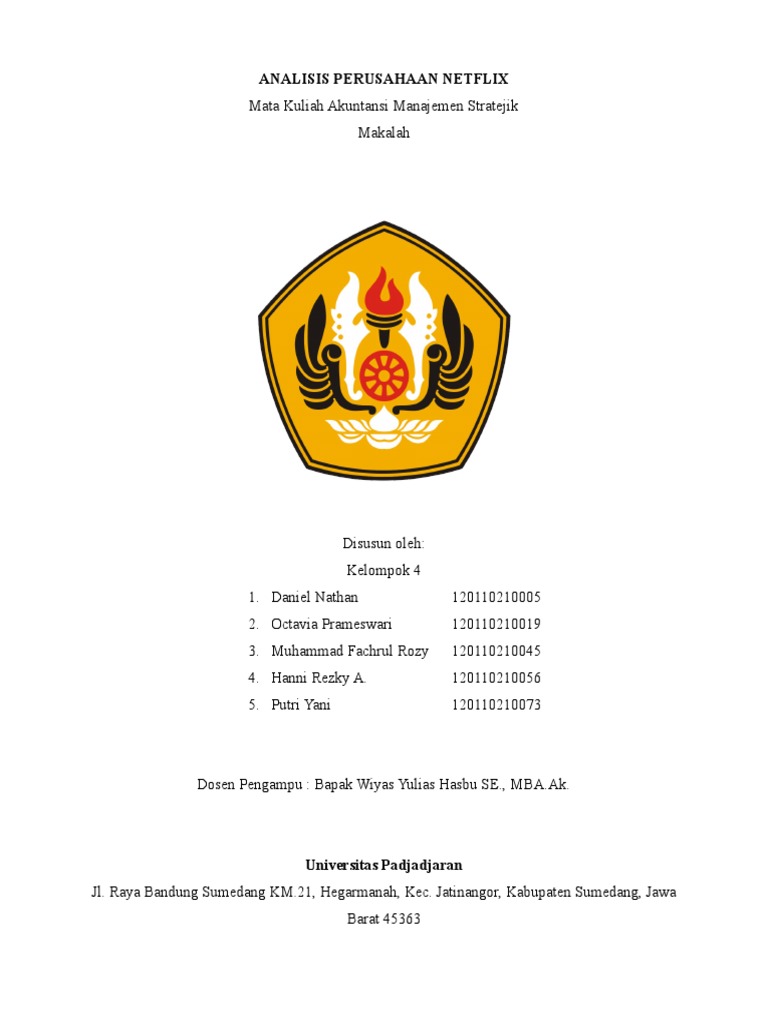 Analisis Perusahaan Netflix | PDF