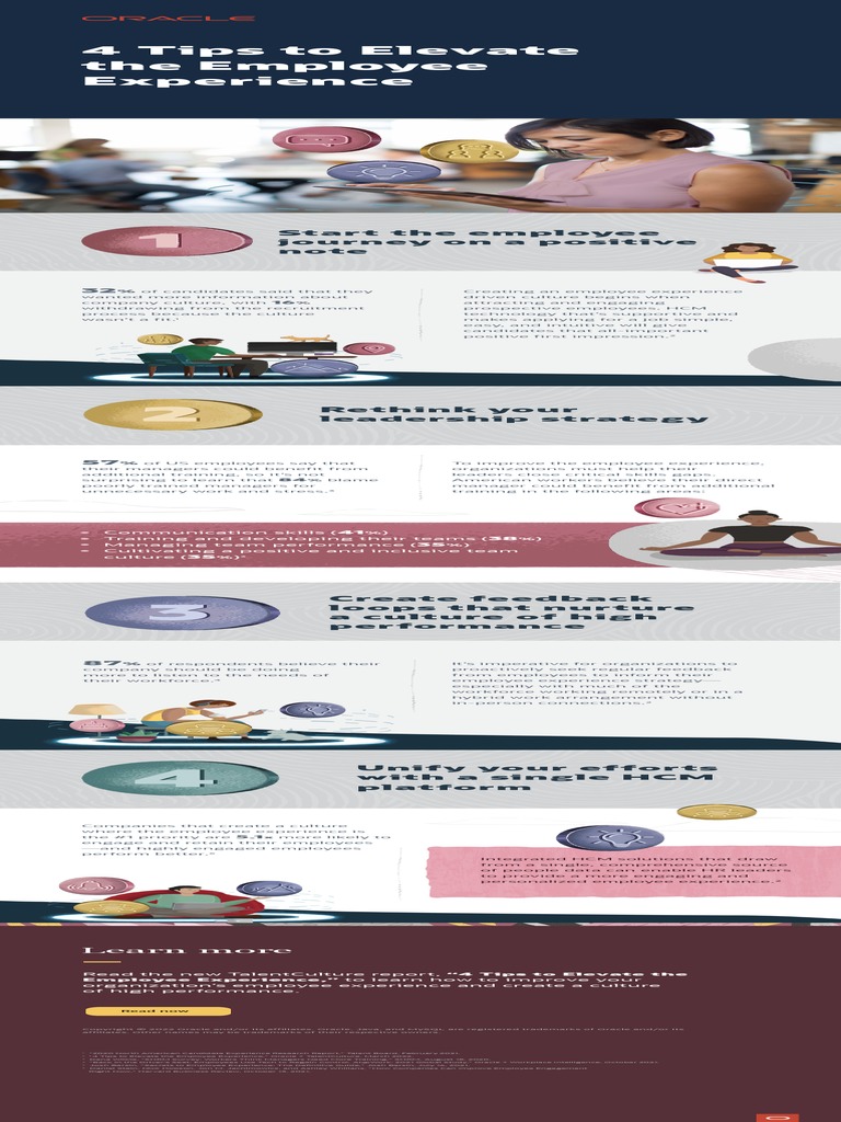 Elevate The Employee Experience Infographic PDF | PDF