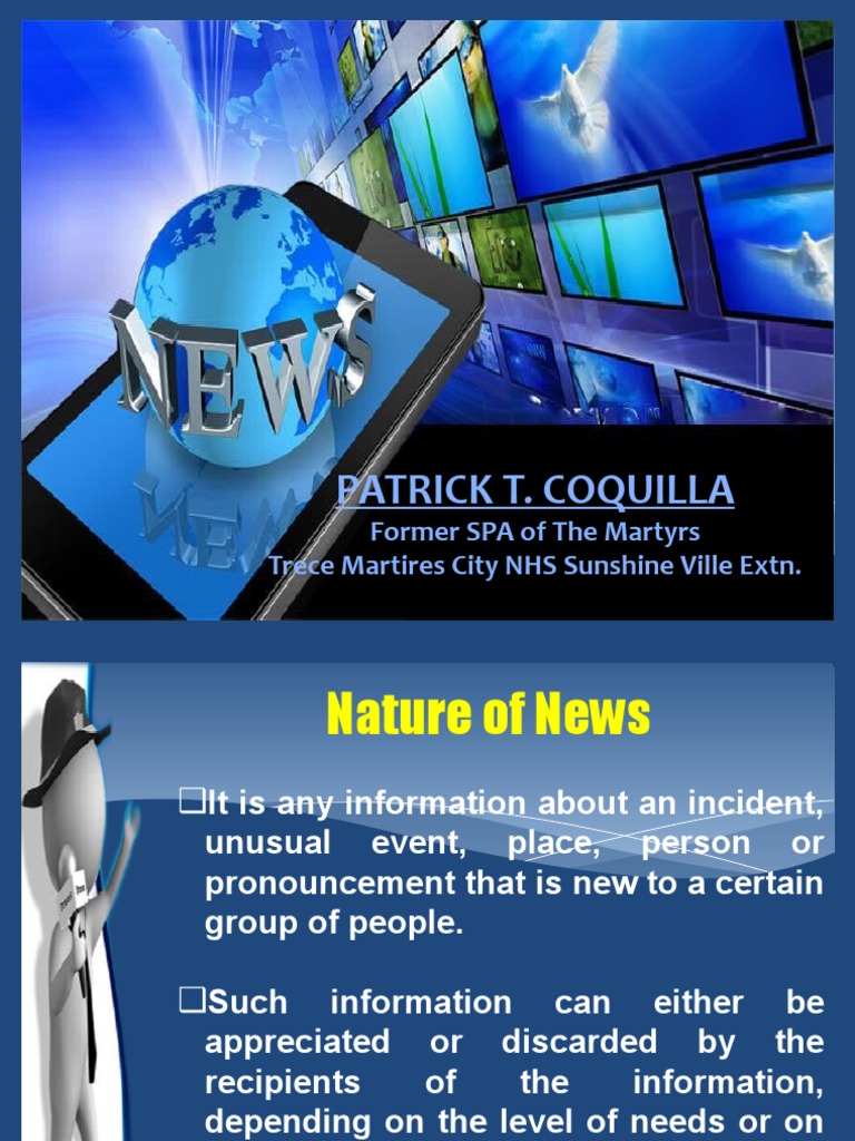 News Writing Lecture | PDF | Rodrigo Duterte