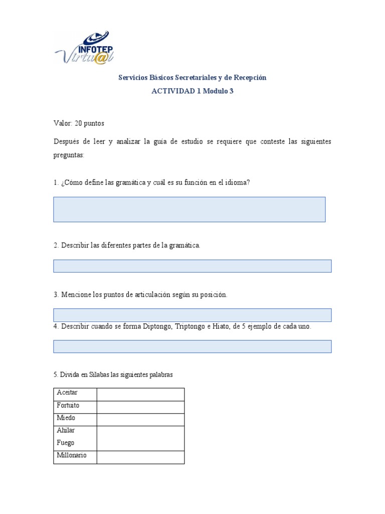 Actividad 1 Modulo 4 | PDF