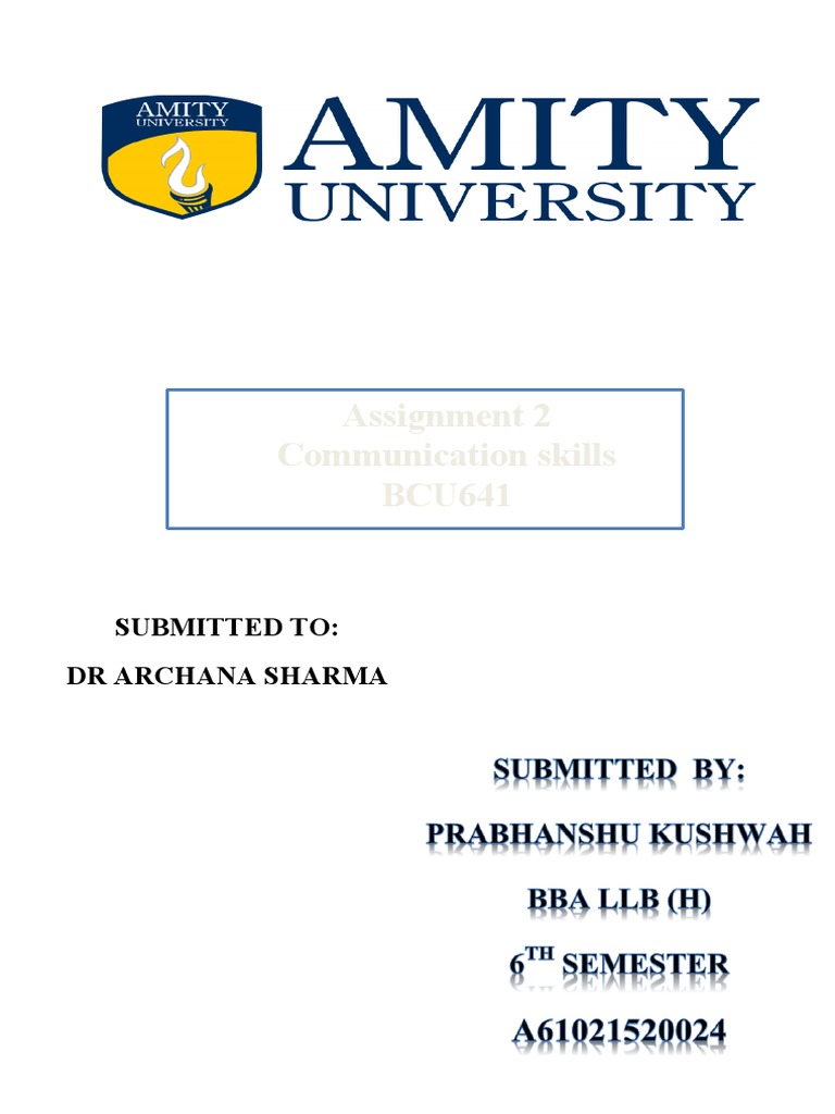 Assignment 2 Communication | PDF | Humour | Conversation