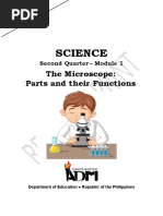Science: Quarter 2 - Module 1: Compound Microscope: Parts and Functions ...