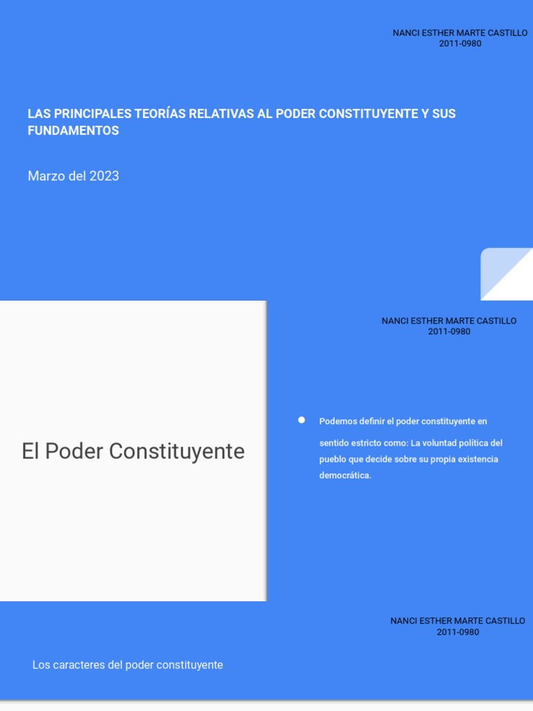 El Poder Constituyente | PDF | Democracia | Ideologías políticas