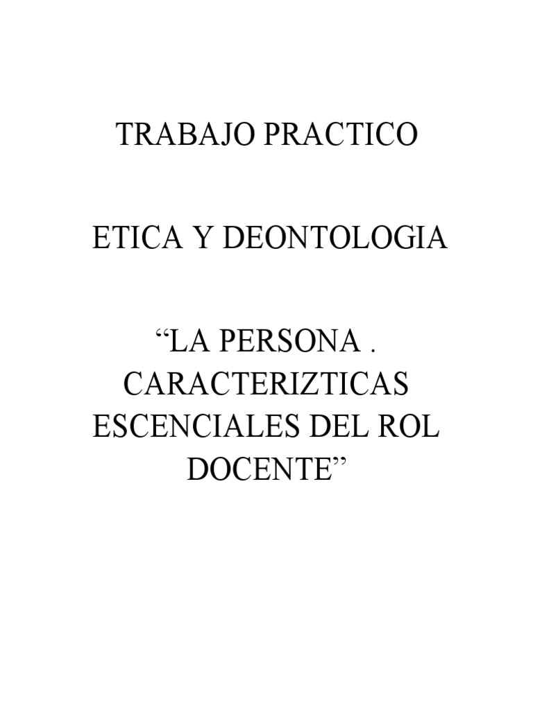 Etica TP N° 2 | PDF | Moralidad | Racionalidad