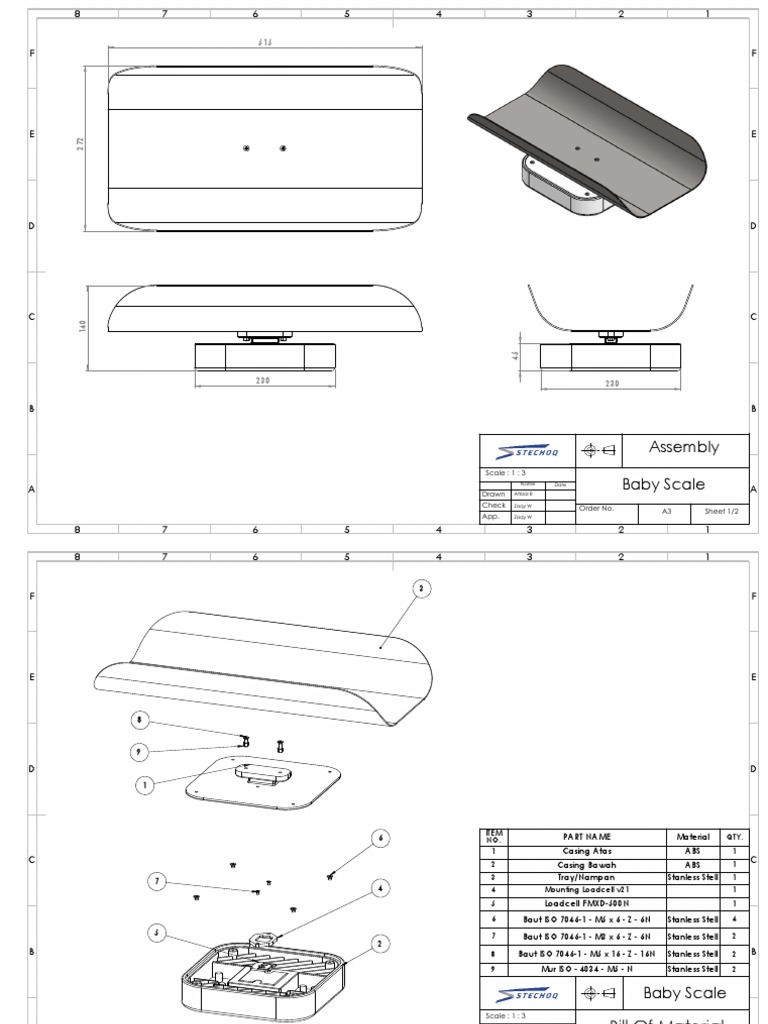 Baby Scale Drawing | PDF