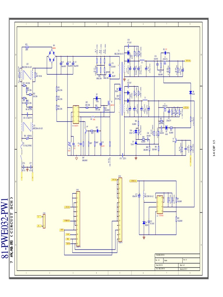 5 PWE032 Schematic Diagram | PDF