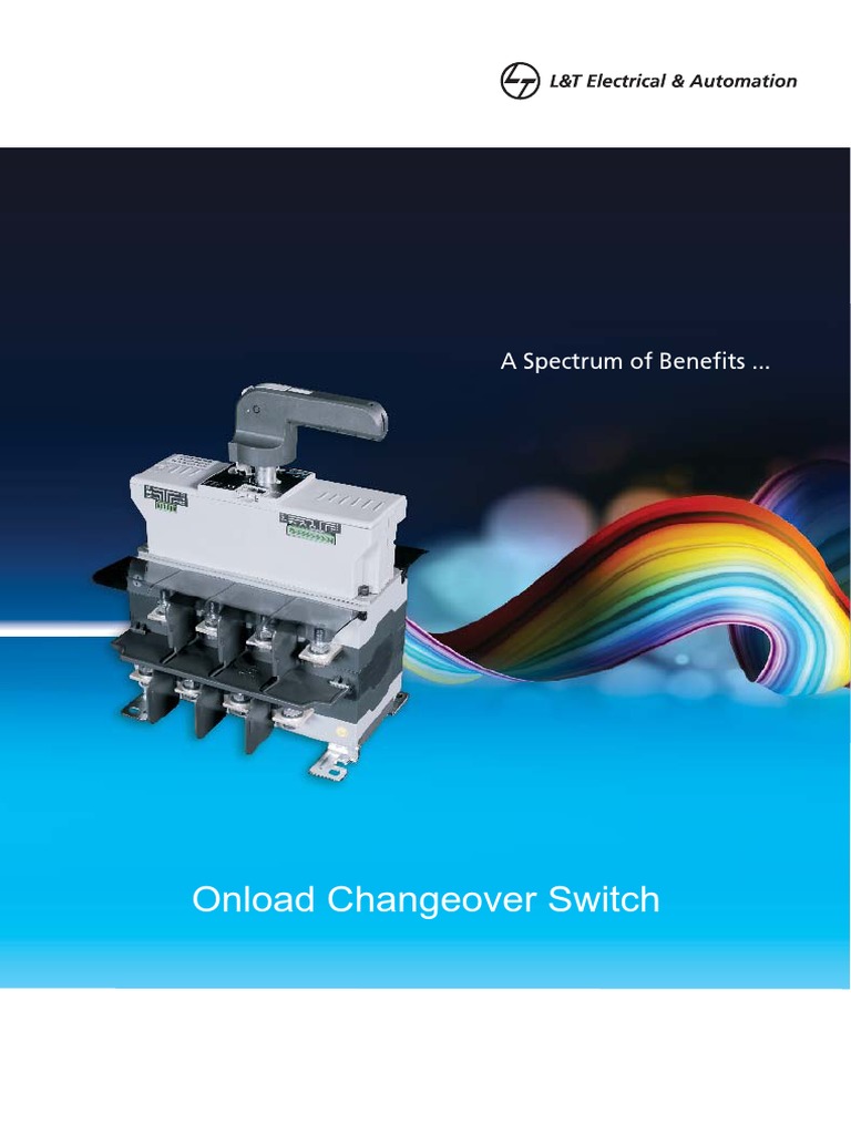 C-Line_Changeover Switches_Catalogue | PDF | Fuse (Electrical) | Switch