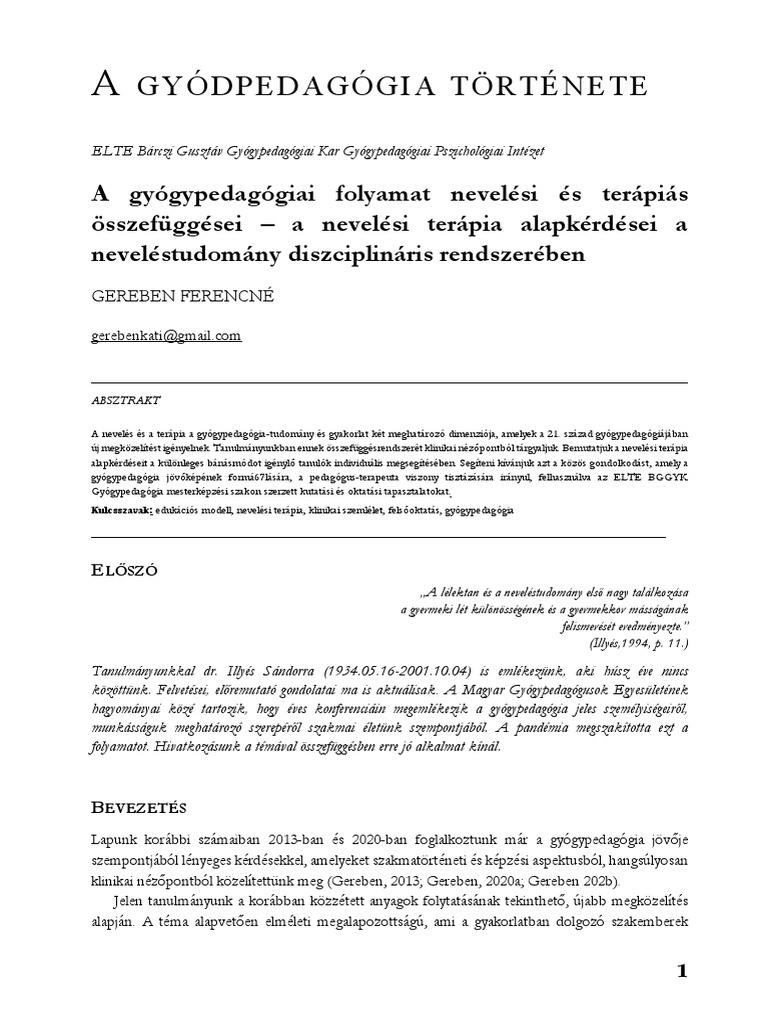 Gereben 1 Cikk | PDF
