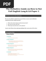 IB ENGLISH LANGUAGE AND LITERATURE - TEXT TYPES FOR PAPER 1 Plus Bonus ...