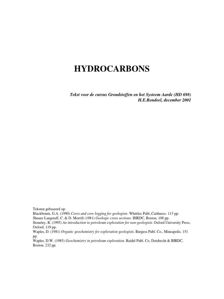 An In-Depth Look at Hydrocarbons: Formation, Composition, Migration and ...