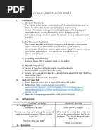 Grade 7 Lesson Plan: Transitional Devices | PDF | Question | Pedagogy