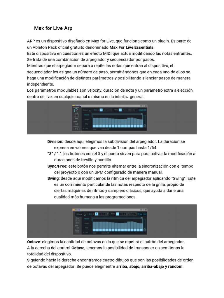 Max For Live x3 | PDF | Ritmo | Sonido