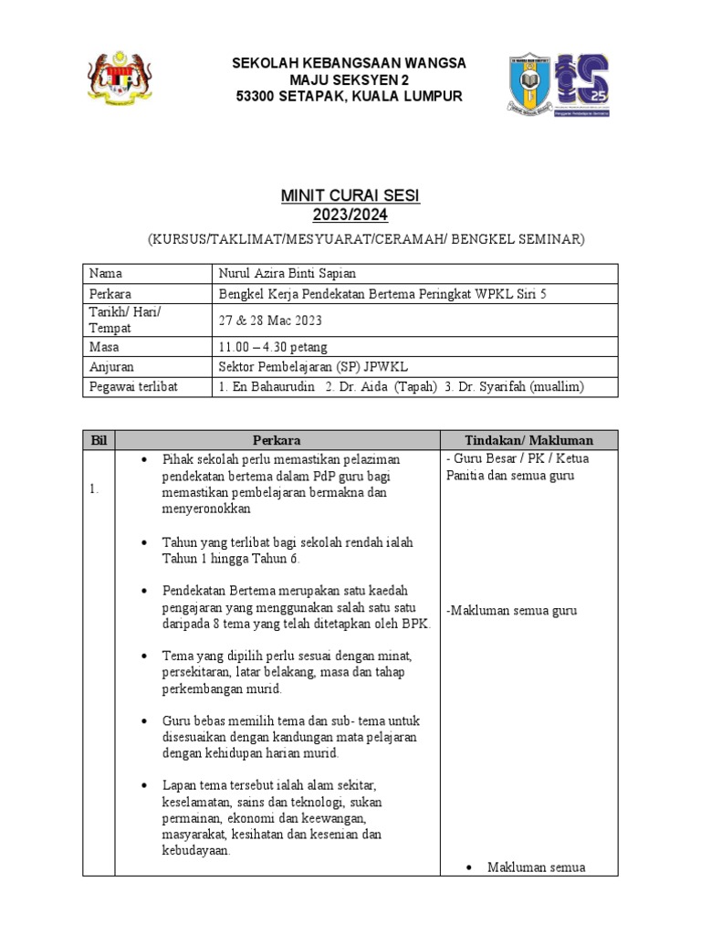 Tapak Edit Minit Curai | PDF