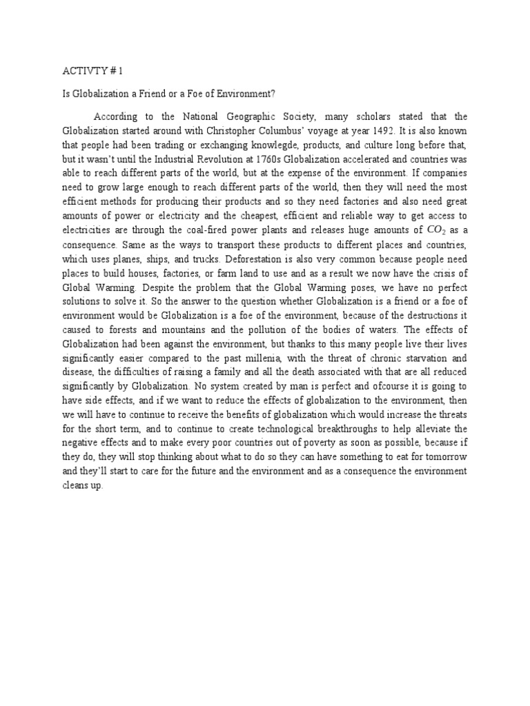 Module 2 - Activities GECCON | Download Free PDF | Deforestation ...