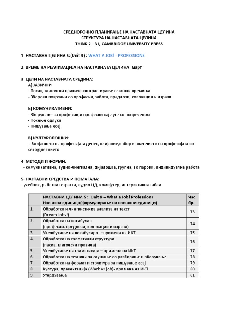 Think 2 Unit 9 10 Pdf