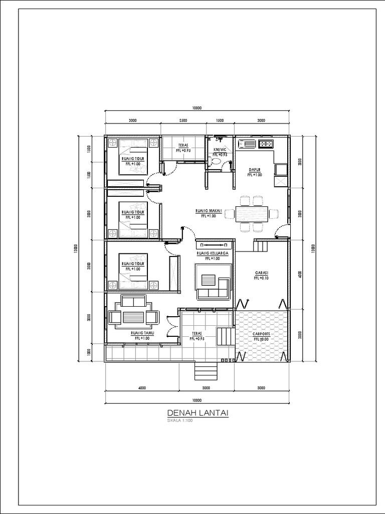 Denah Dan Tampak | PDF