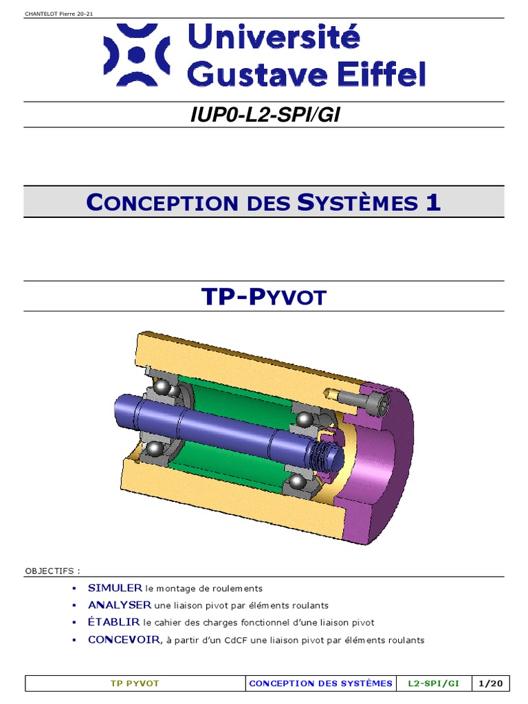 CS LP TP Pyvot Sujet | PDF | Ingénierie mécanique | Machine
