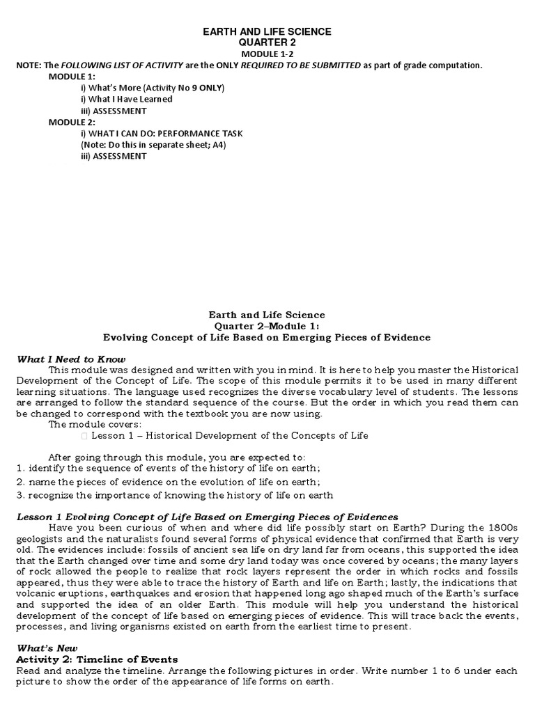 Evolution of Life Through Time: A Look at the Historical Development of ...