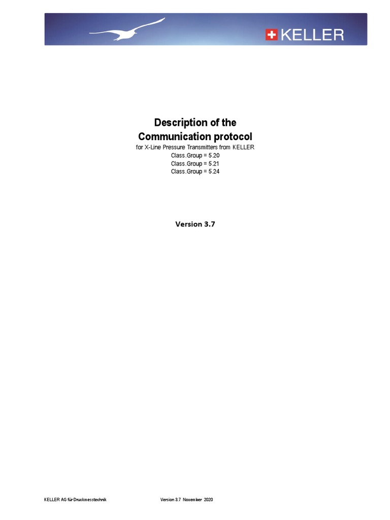 Communication Protocol X-Line V3.7 | PDF | Electronics | Information ...