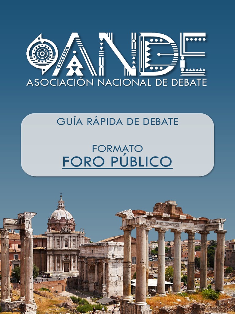 Guía de Debate Foro Público | PDF