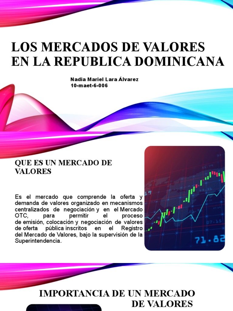 Los Mercados de Valores en La Republica Dominicana SEMANA 3 | PDF ...