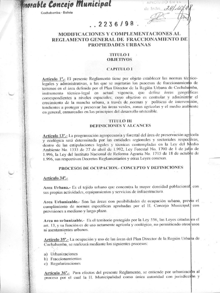 Reglamento 2236 98 | PDF