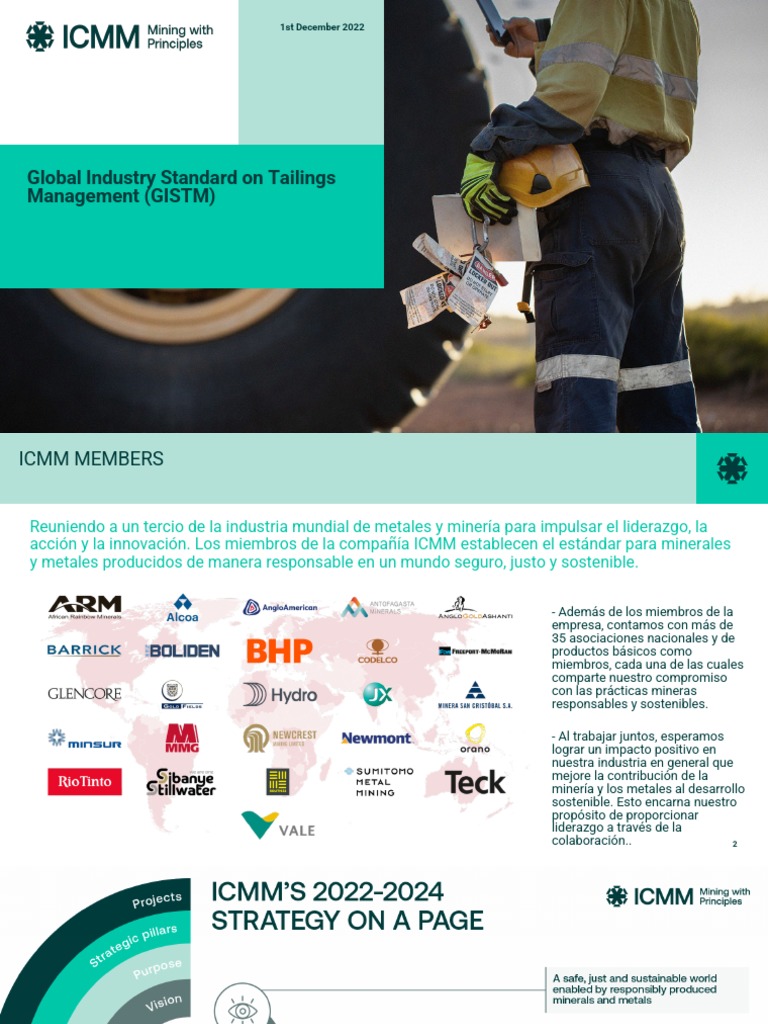 Global Industry Standard On Tailings Management (GISTM) : 1st December ...