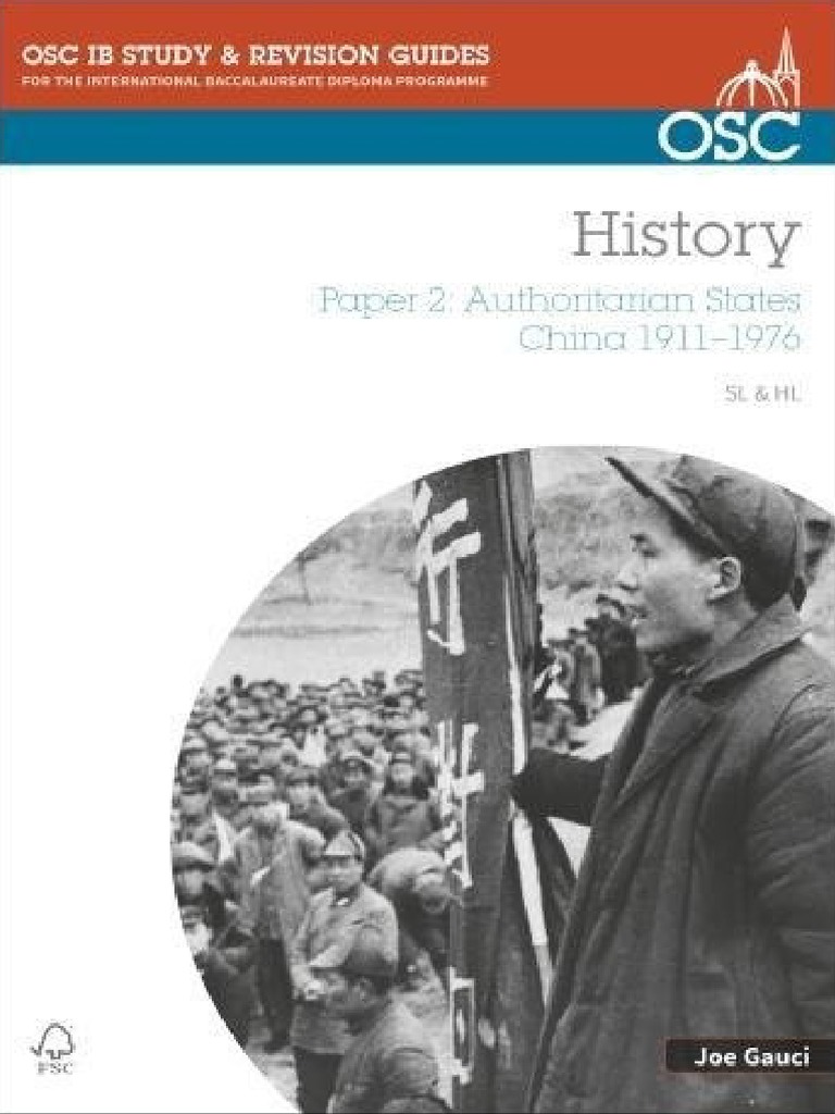 History - Paper 2 Authoritarian States - China 1911-1976 - SL and HL ...